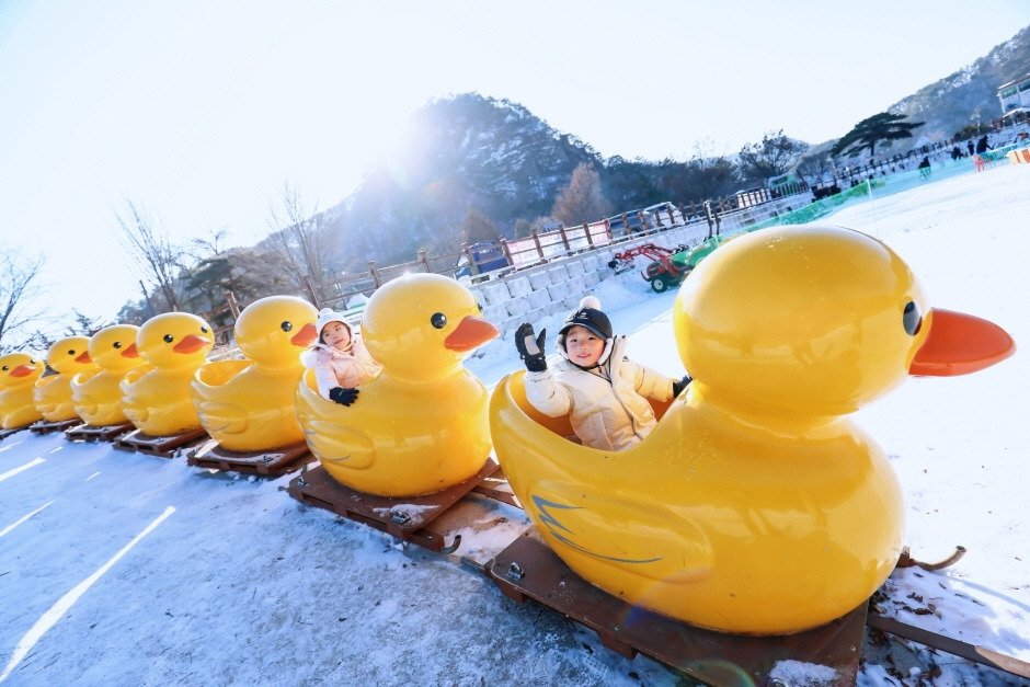지역축제 - 포천 산정호수 썰매축제 | 문화체육관광부